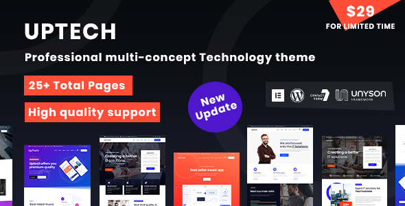 Uptech - IT Solutions & Services WordPress Theme by LockThemes | ThemeForest