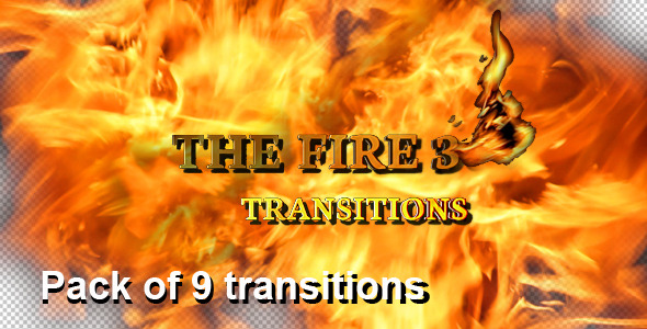 Fire Transitions Pack, Motion Graphics | VideoHive