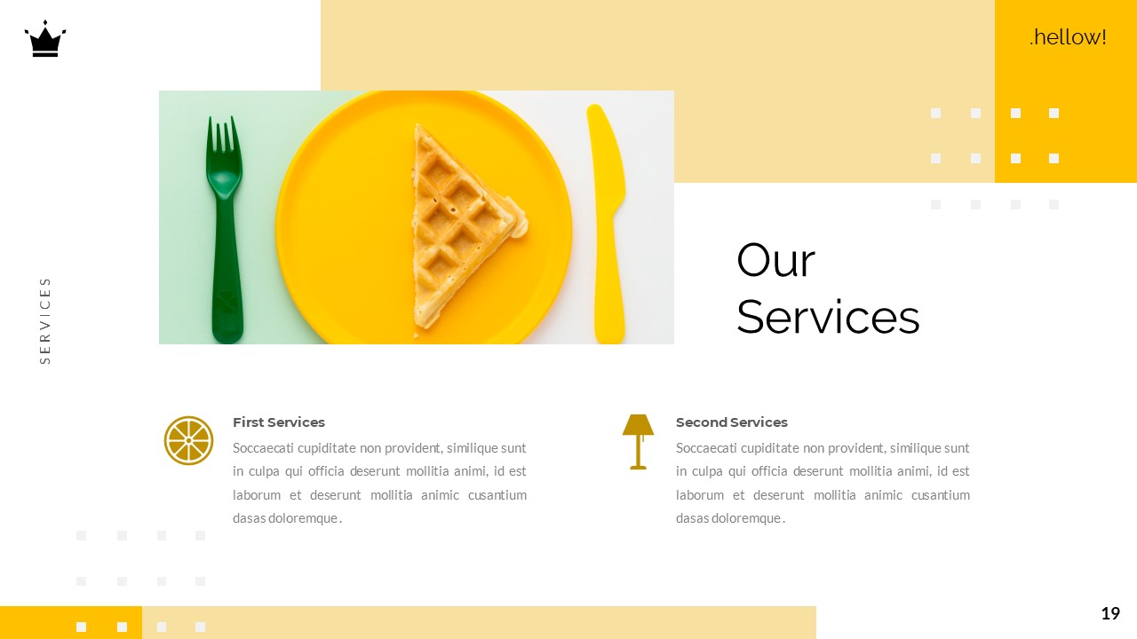 Hellow - Clean Presentation Google Slide Template, Presentation Templates