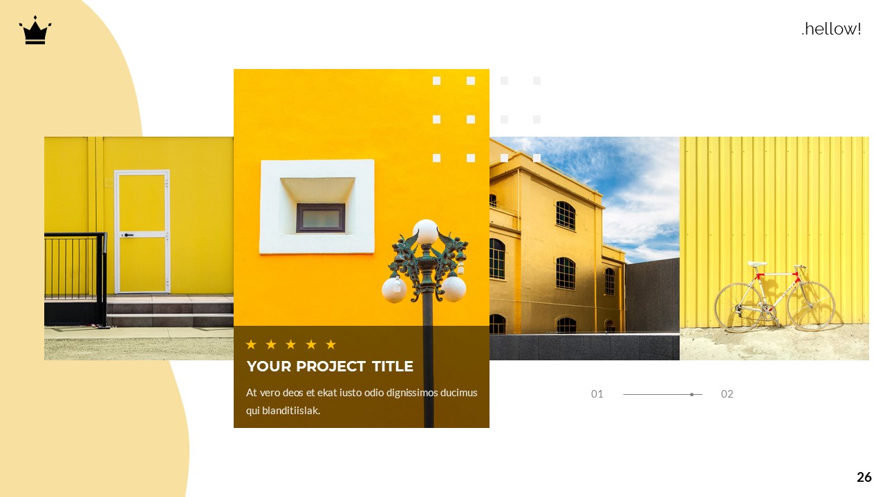 Hellow - Clean Presentation Google Slide Template, Presentation Templates