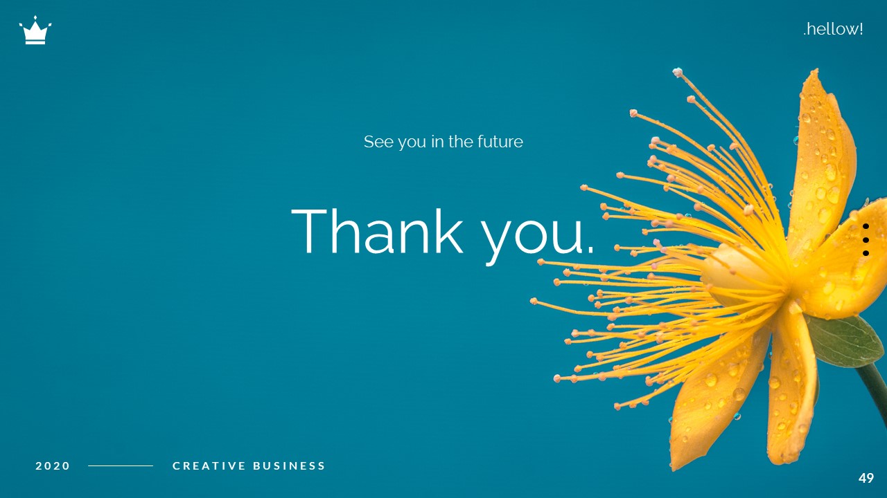 Hellow - Clean Presentation Google Slide Template, Presentation Templates