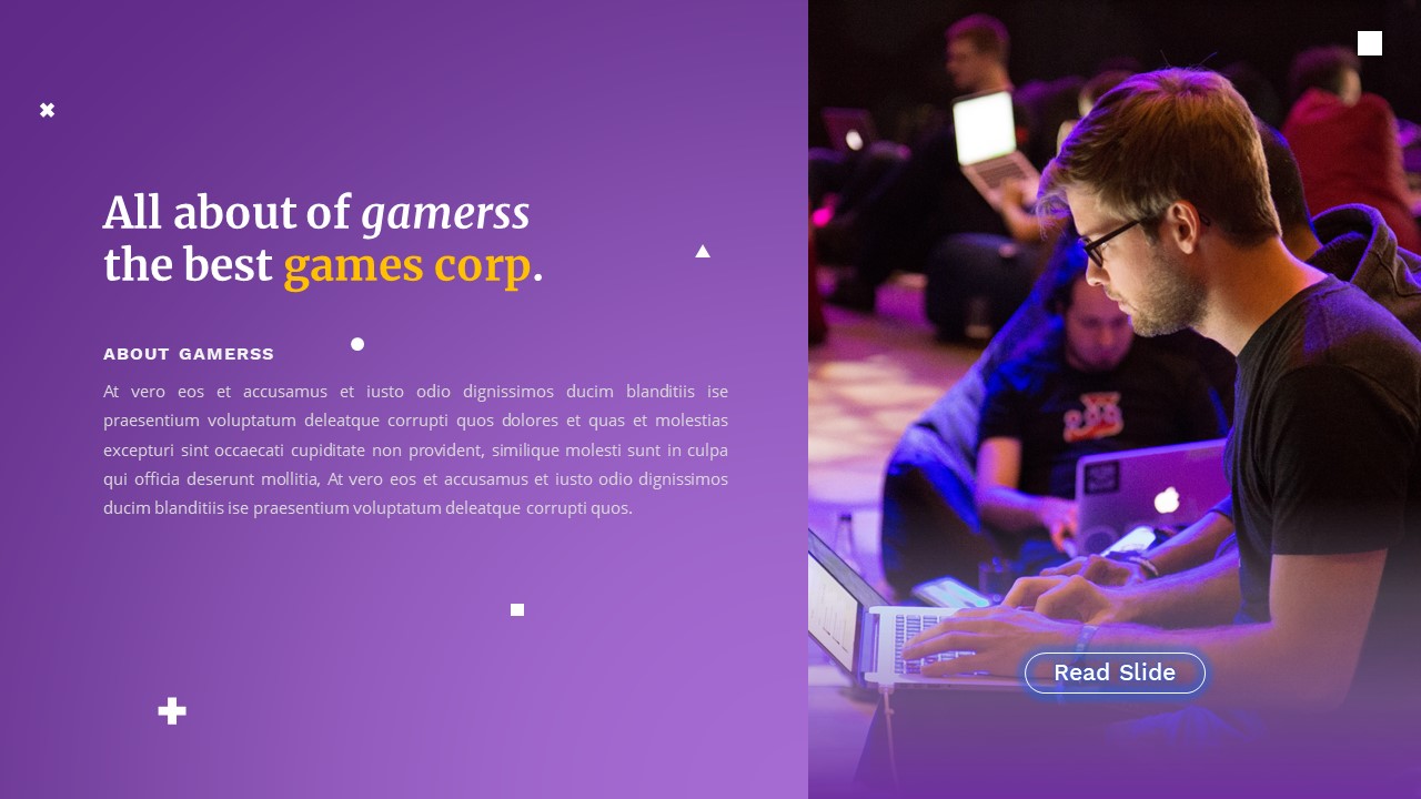 Gamerss - Games Business Keynote Template, Presentation Templates ...