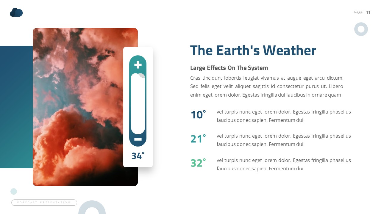 Local Weather Forecast Presentation Template, Presentation Templates