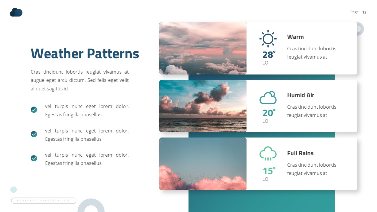 Local Weather Forecast Presentation Template, Presentation Templates