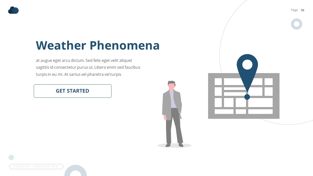 Local Weather Forecast Presentation Template, Presentation Templates