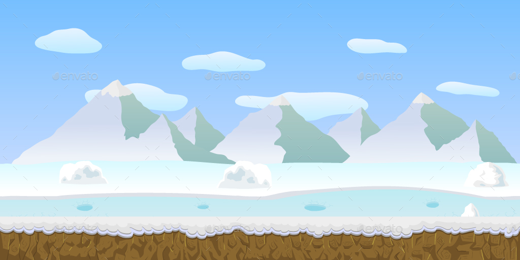 Nature Game Backgrounds, Game Assets | GraphicRiver