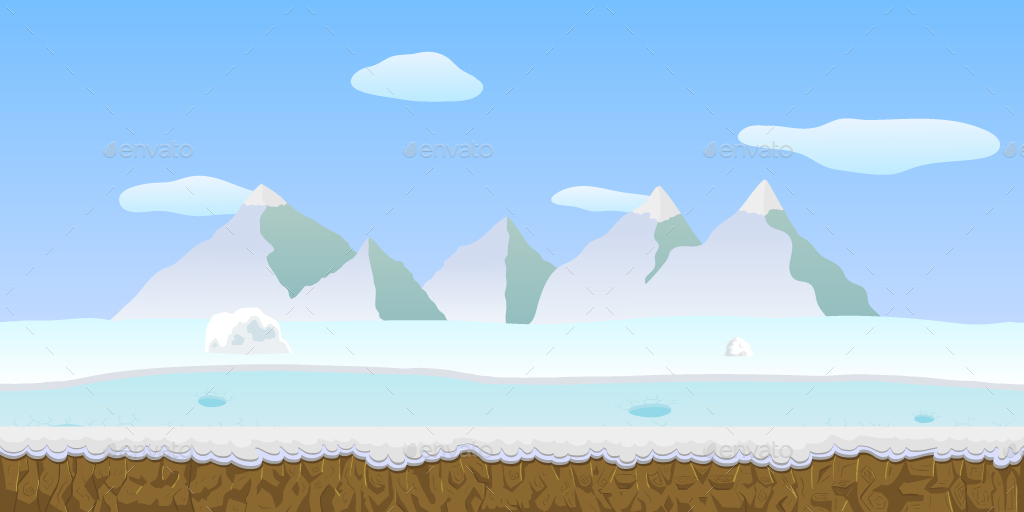 Nature Game Backgrounds, Game Assets | GraphicRiver