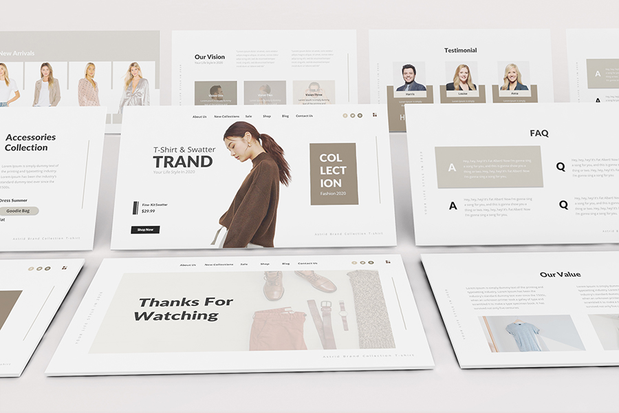 T-Shirt Store Powerpoint Template, Presentation Templates | GraphicRiver