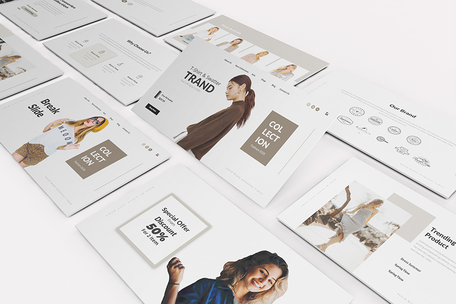 T-Shirt Store Powerpoint Template, Presentation Templates | GraphicRiver