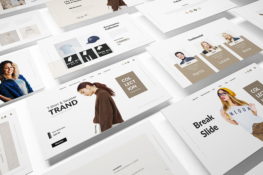 T-Shirt Store Google Slides Template, Presentation Templates | GraphicRiver