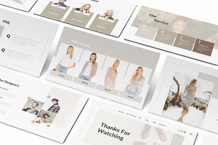 T-Shirt Store Google Slides Template, Presentation Templates | GraphicRiver