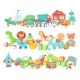 Cartoon Toys Dividers, Vectors | GraphicRiver