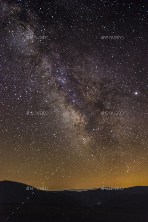 Vertical frame of the Milky Way Stock Photo by luisvilanova | PhotoDune