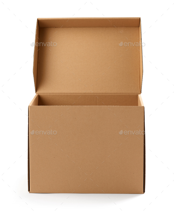 opened cardboard box Stock Photo by magone | PhotoDune