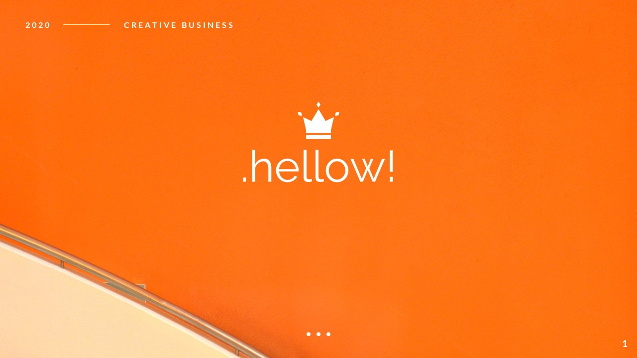 Hellow - Clean Presentation Powerpoint Template, Presentation Templates