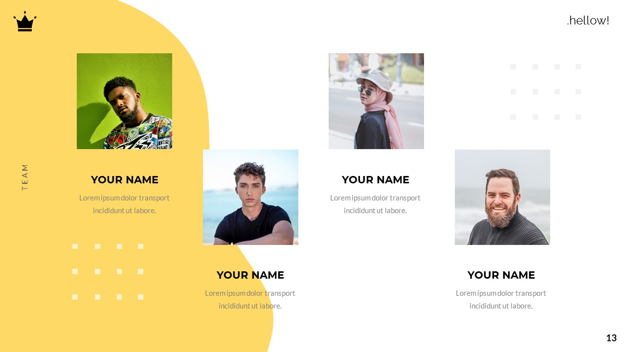 Hellow - Clean Presentation Powerpoint Template, Presentation Templates