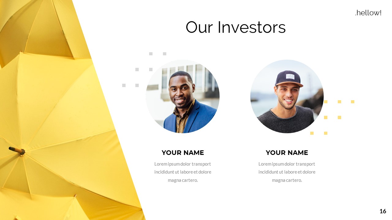 Hellow - Clean Presentation Powerpoint Template, Presentation Templates