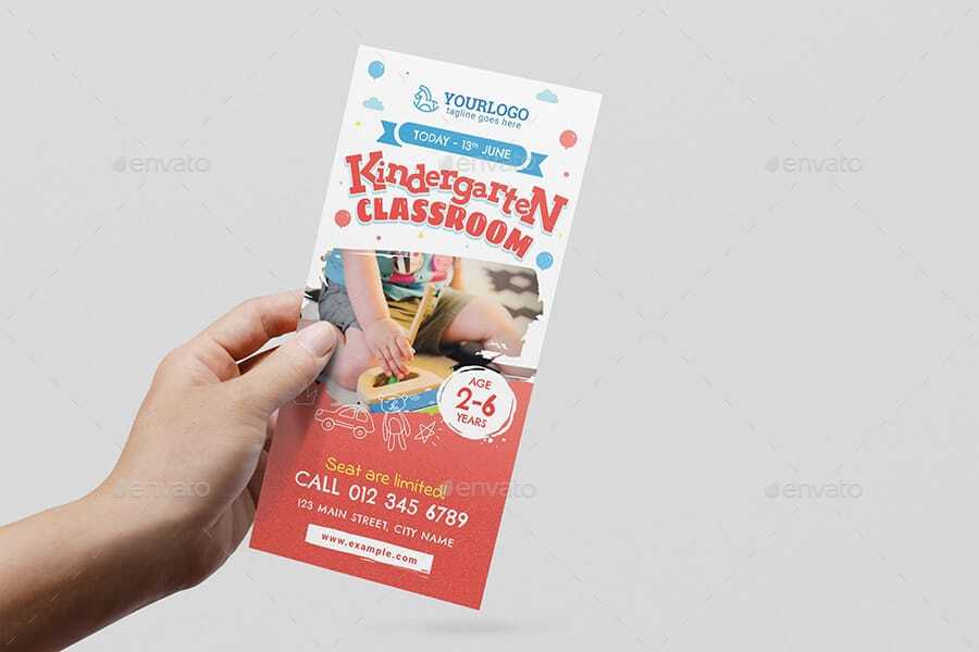Kindergarten Flyer Template, Print Templates | GraphicRiver
