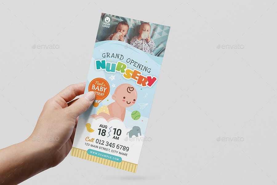 Children's Nursery Flyer, Print Templates | GraphicRiver