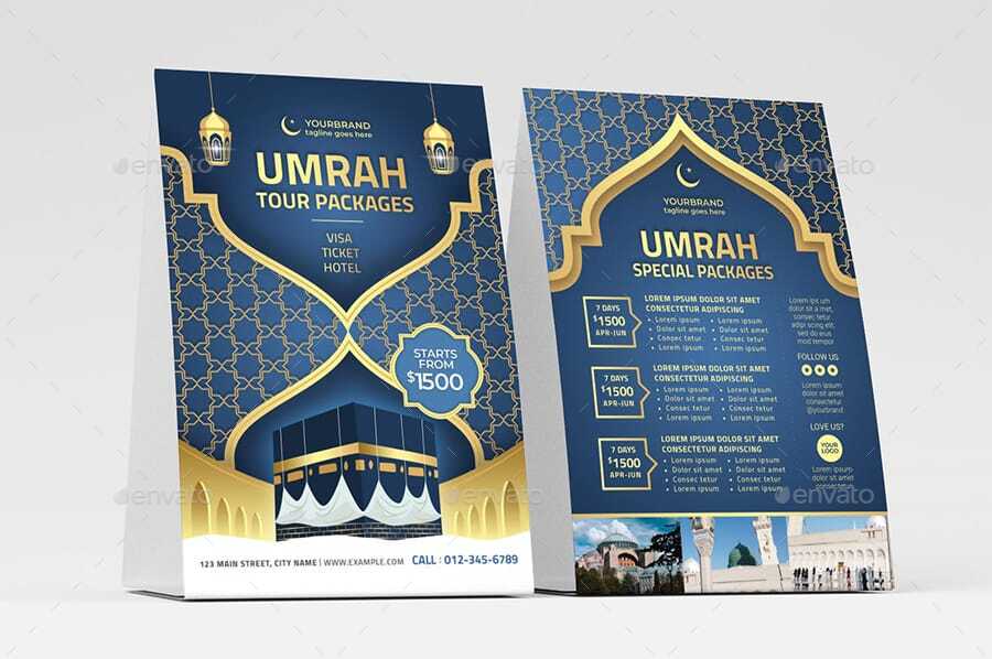 Umrah Islamic Flyer, Print Templates | GraphicRiver