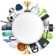 Sport Round Frame, Vectors | GraphicRiver
