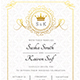 Royal Wedding Invitation, Print Templates | GraphicRiver
