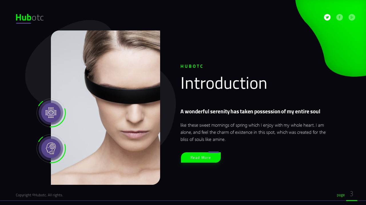 Hubotc Technology Powerpoint Presentation Template Fully Animated ...