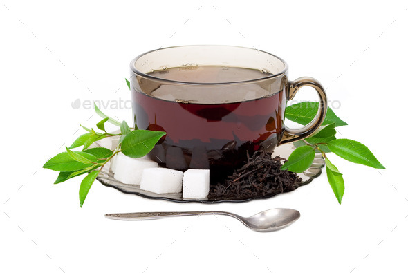 Black tea with sugar Stock Photo by SeDmi | PhotoDune