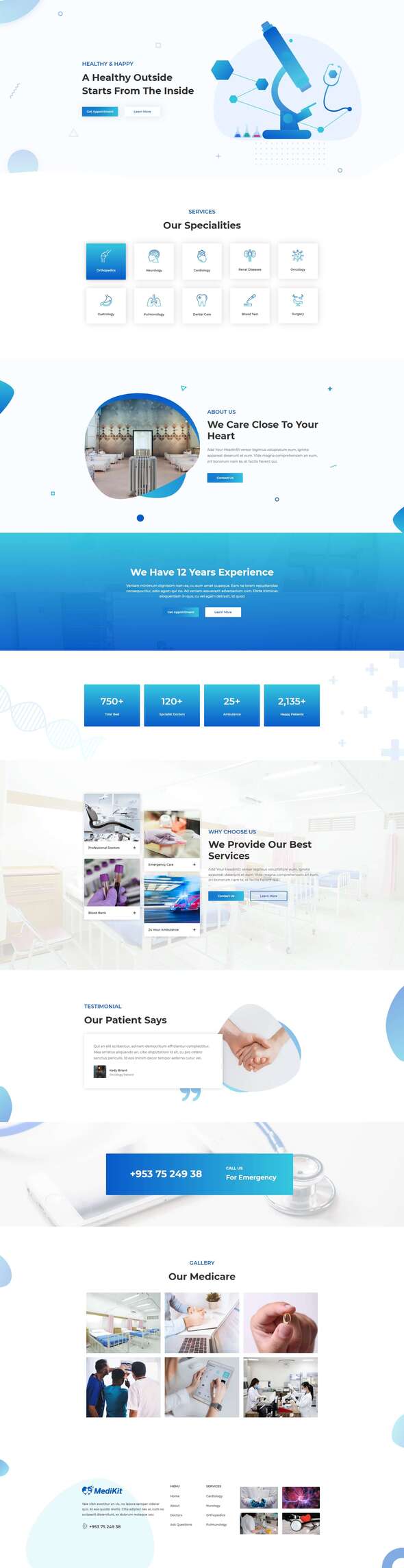 MediKit - Medical Template Kit by ithemeslab | ThemeForest