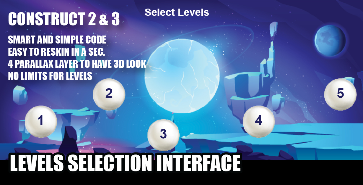Levels Selection Template by azeemdreamsdesigner | CodeCanyon