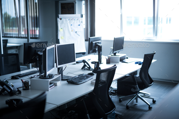Empty work space Stock Photo by bernardbodo | PhotoDune