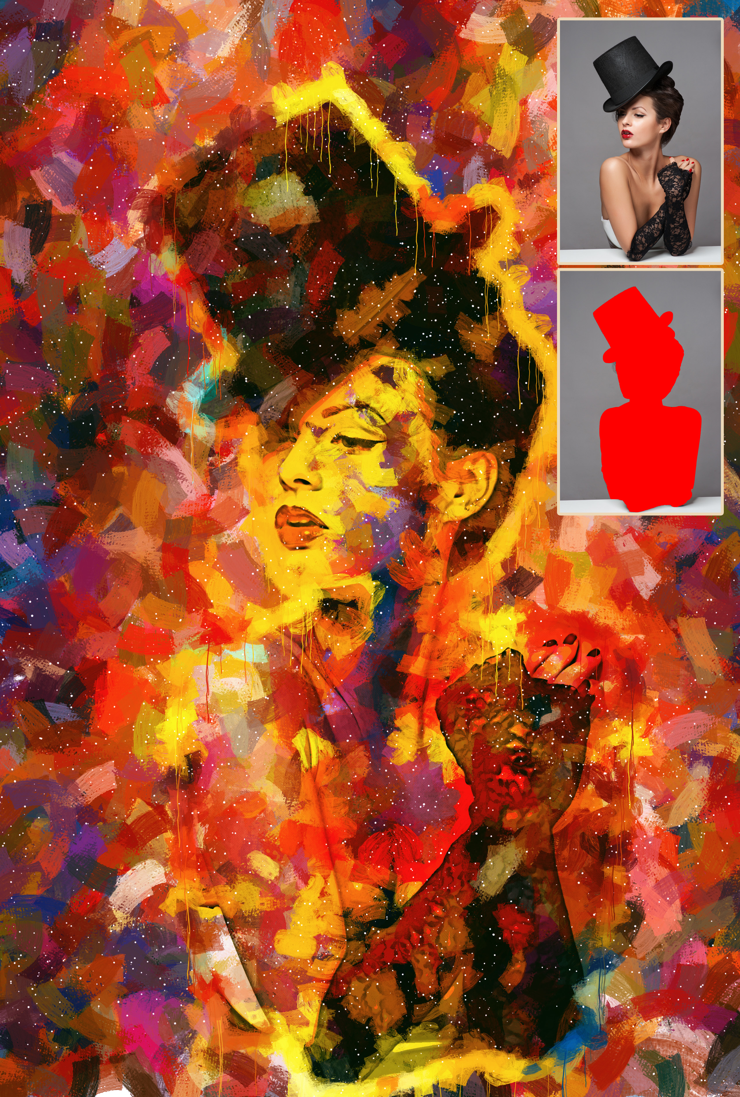 Abstract Art Photoshop Action, Add-ons | GraphicRiver