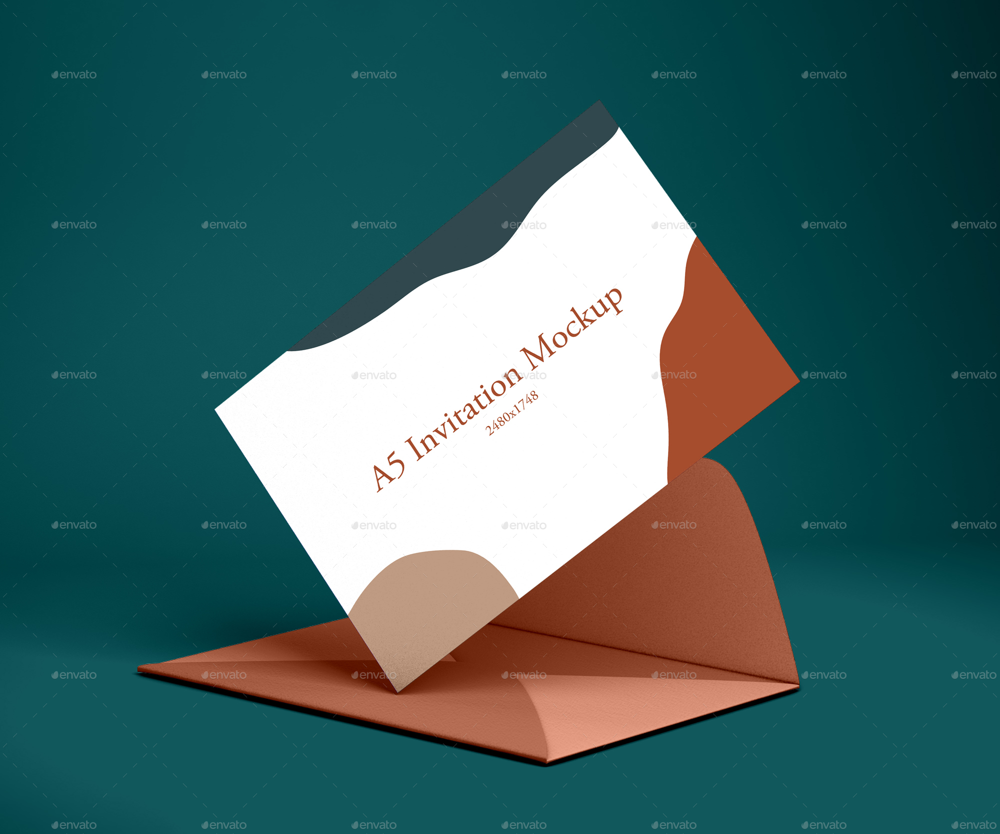 A4 & Invitation Mockup, Graphics | GraphicRiver