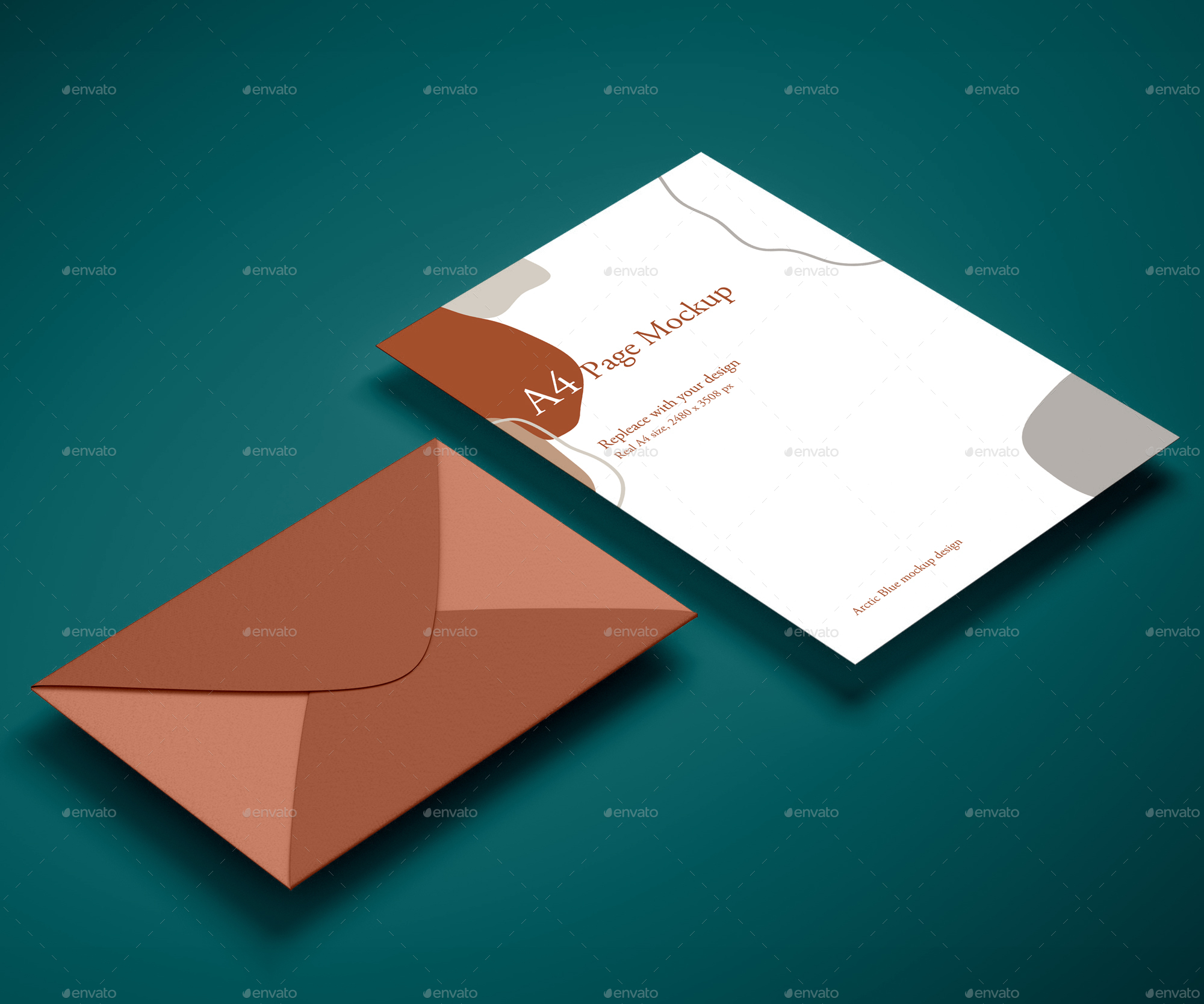 A4 & Invitation Mockup, Graphics | GraphicRiver