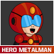 Hero Metalman Character, Game Assets | GraphicRiver