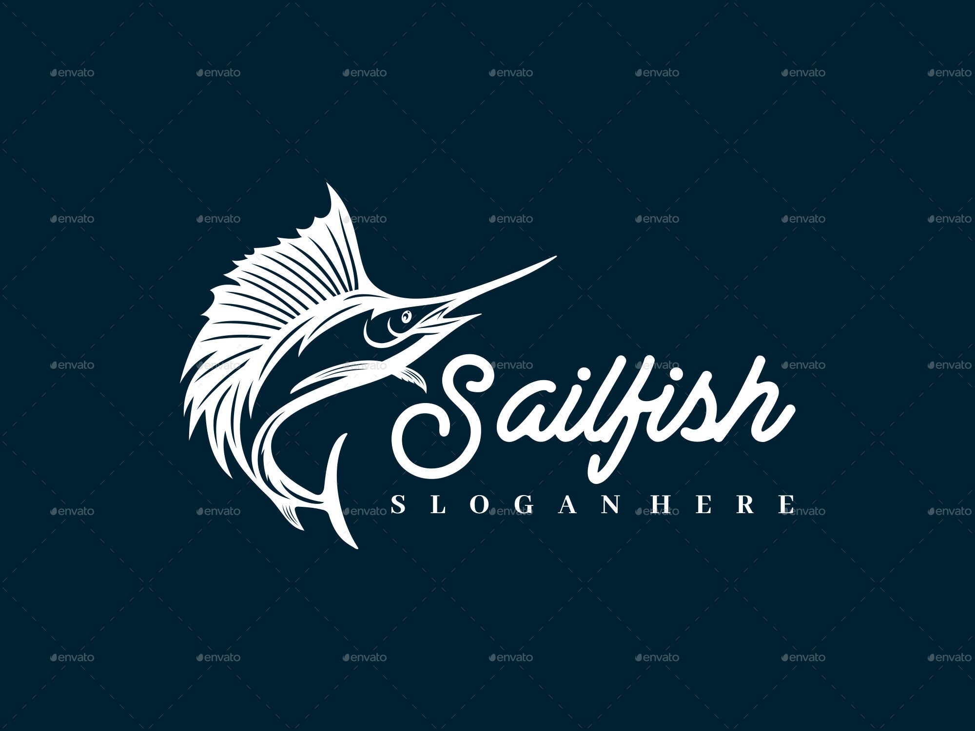 Sail Fish Logo, Logo Templates | GraphicRiver