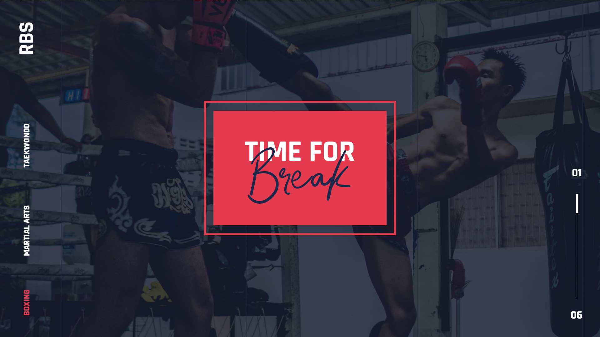 ROCKIE - Boxing & Martial Art Powerpoint Template, Presentation Templates