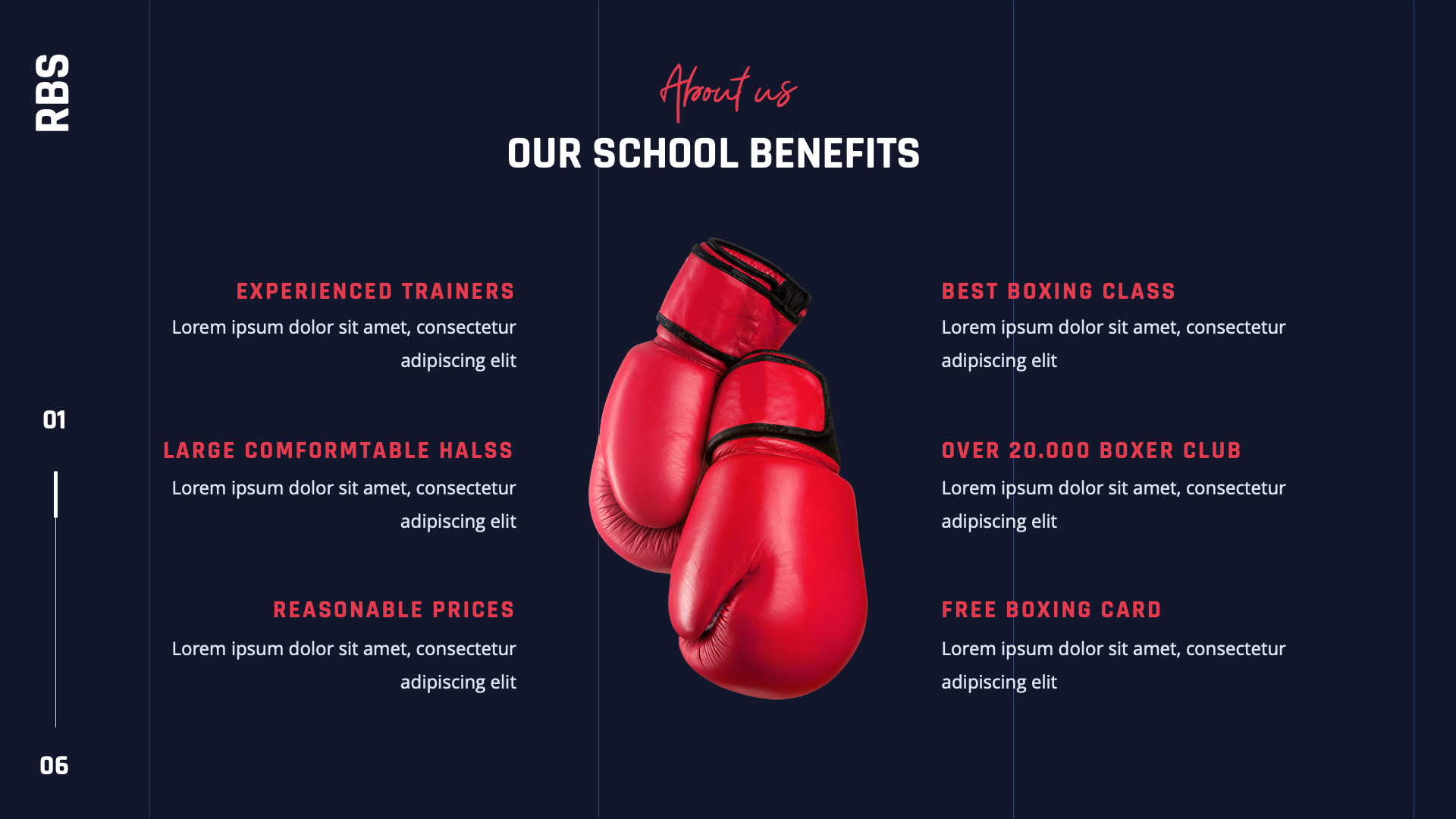 ROCKIE - Boxing & Martial Art Powerpoint Template, Presentation Templates