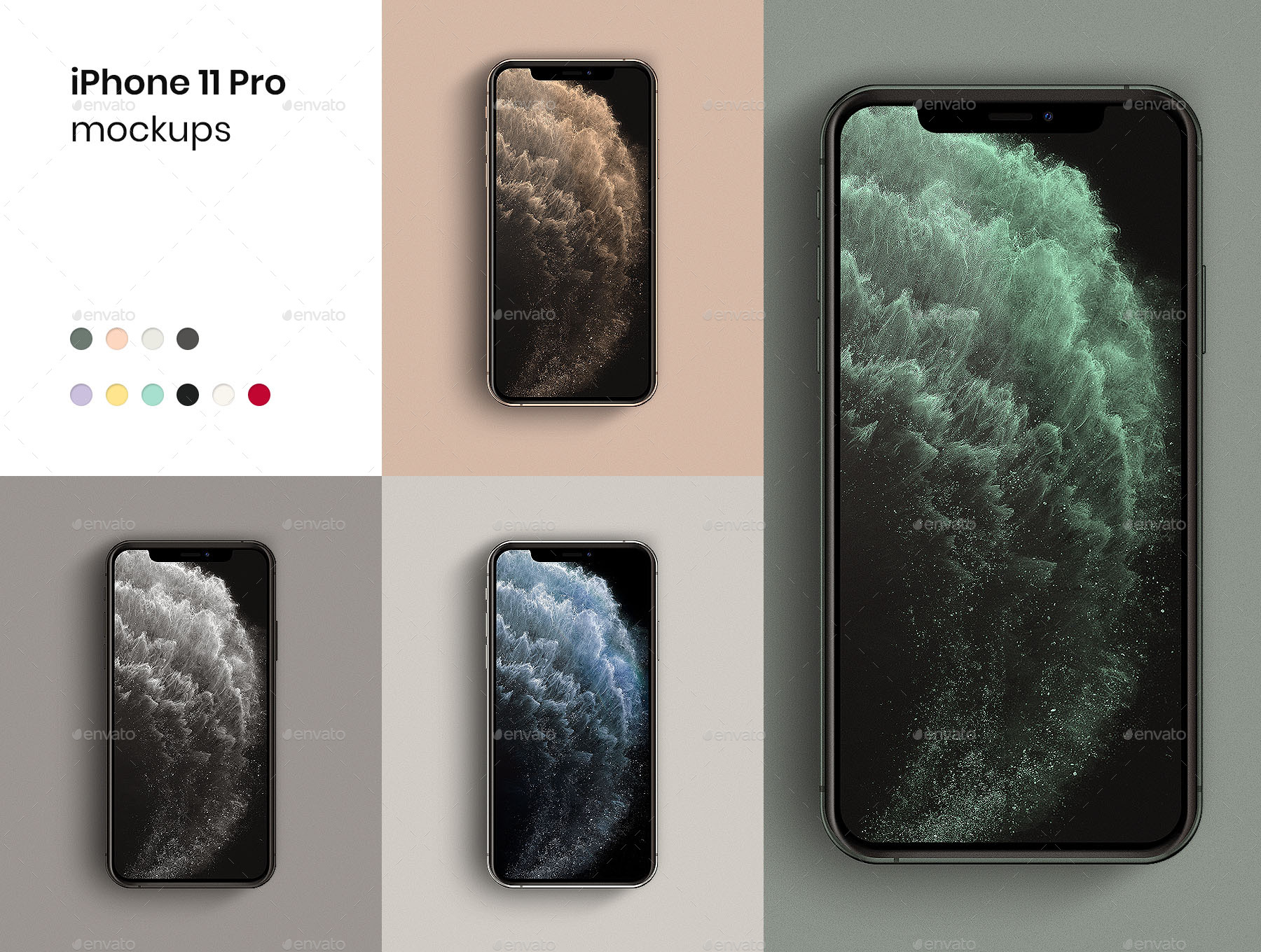 iPhone 11 Pro Mockups, Graphics | GraphicRiver