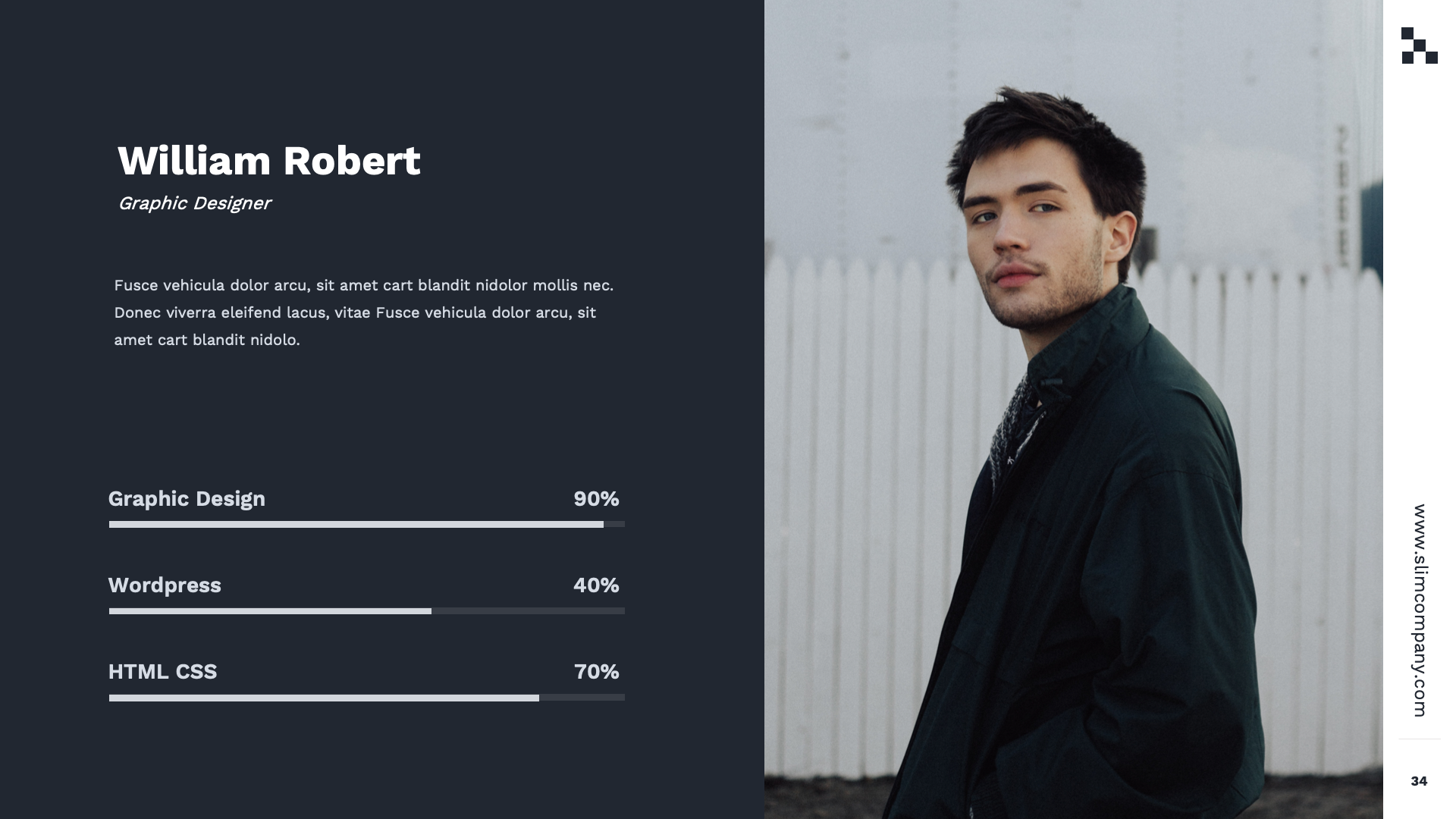 SLIM - Minimalism Powerpoint Template, Presentation Templates ...
