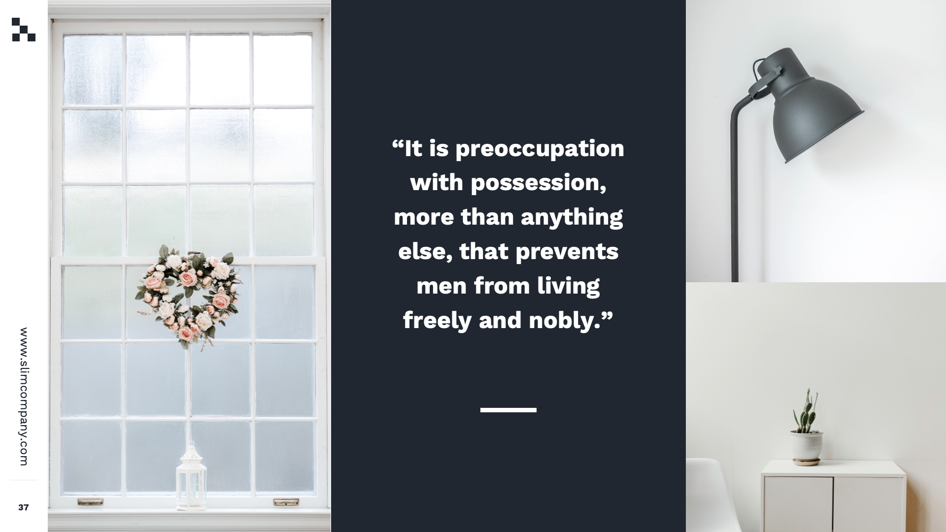 SLIM - Minimalism Powerpoint Template, Presentation Templates ...