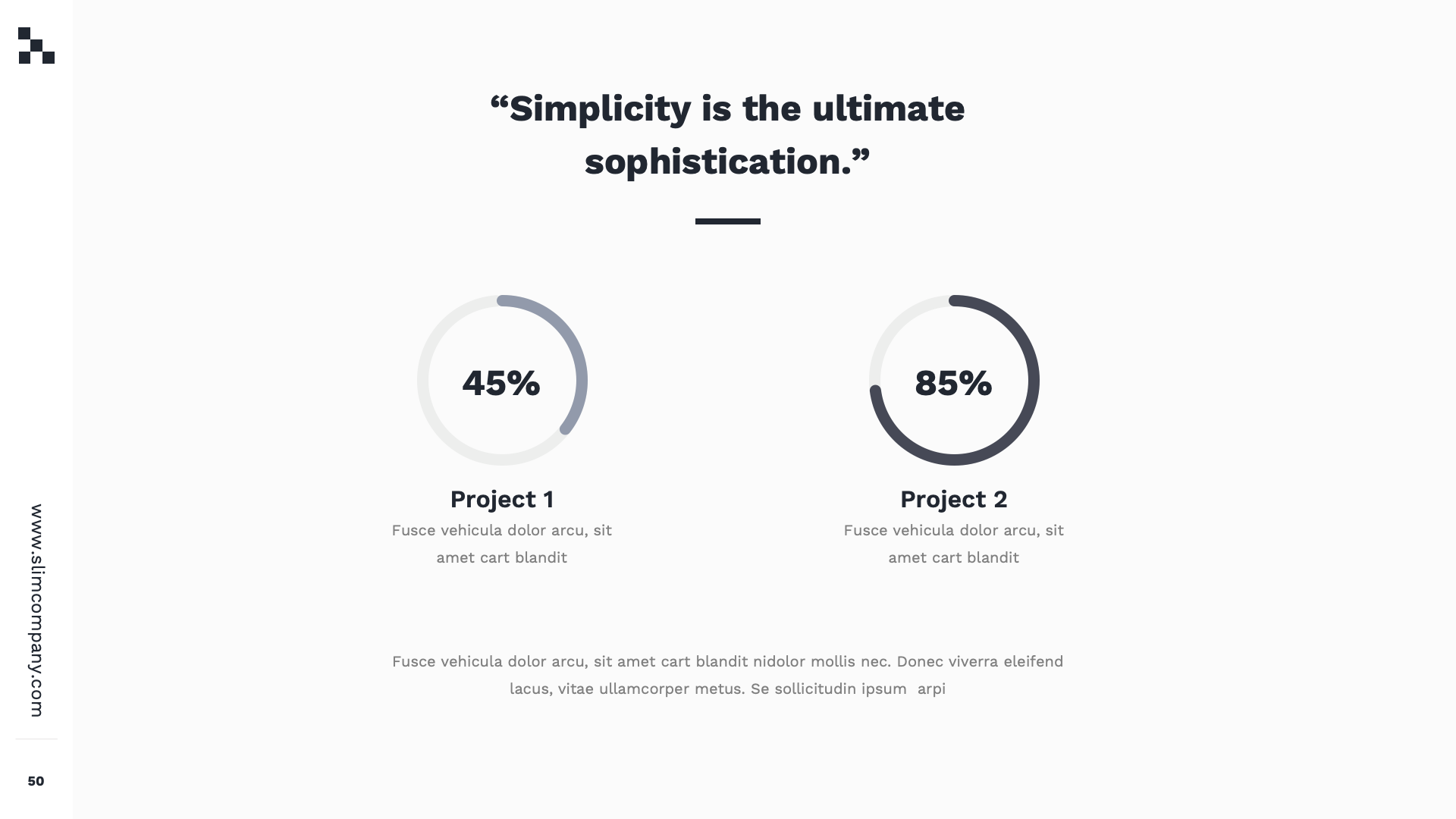 SLIM - Minimalism Powerpoint Template, Presentation Templates ...