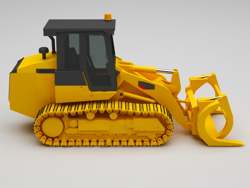 Grab Buldozer by Elkhabaz | 3DOcean
