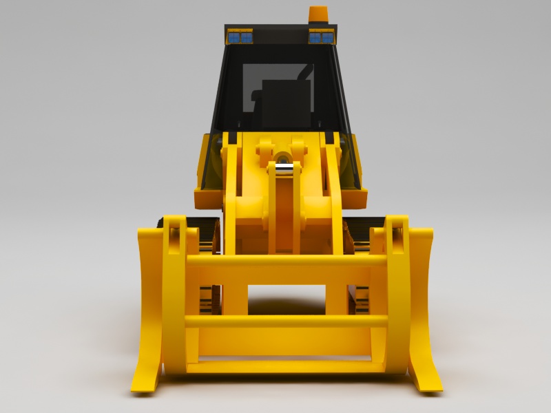 Grab Buldozer by Elkhabaz | 3DOcean