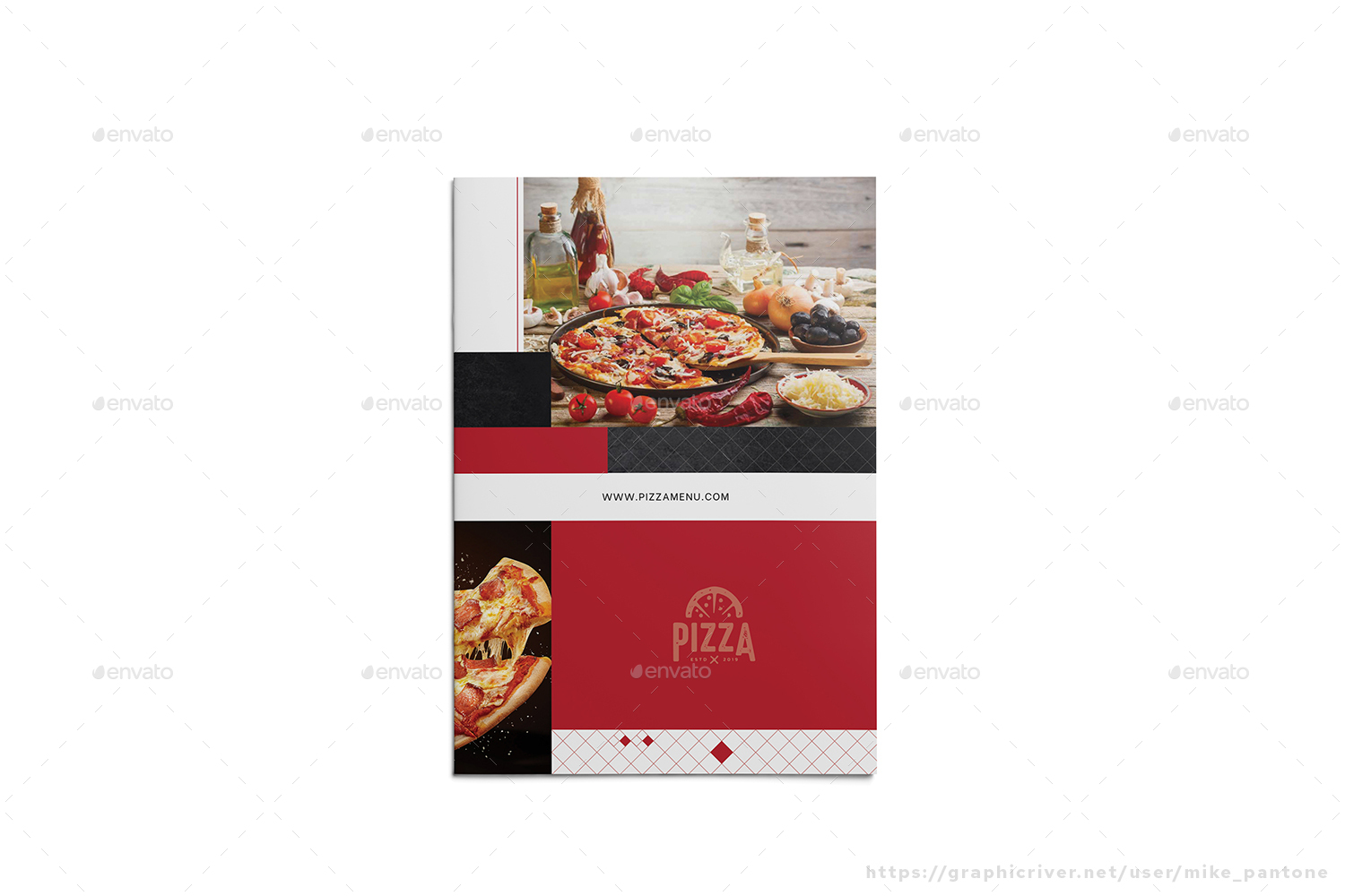 Pizza Restaurant Menu Book, Print Templates | GraphicRiver
