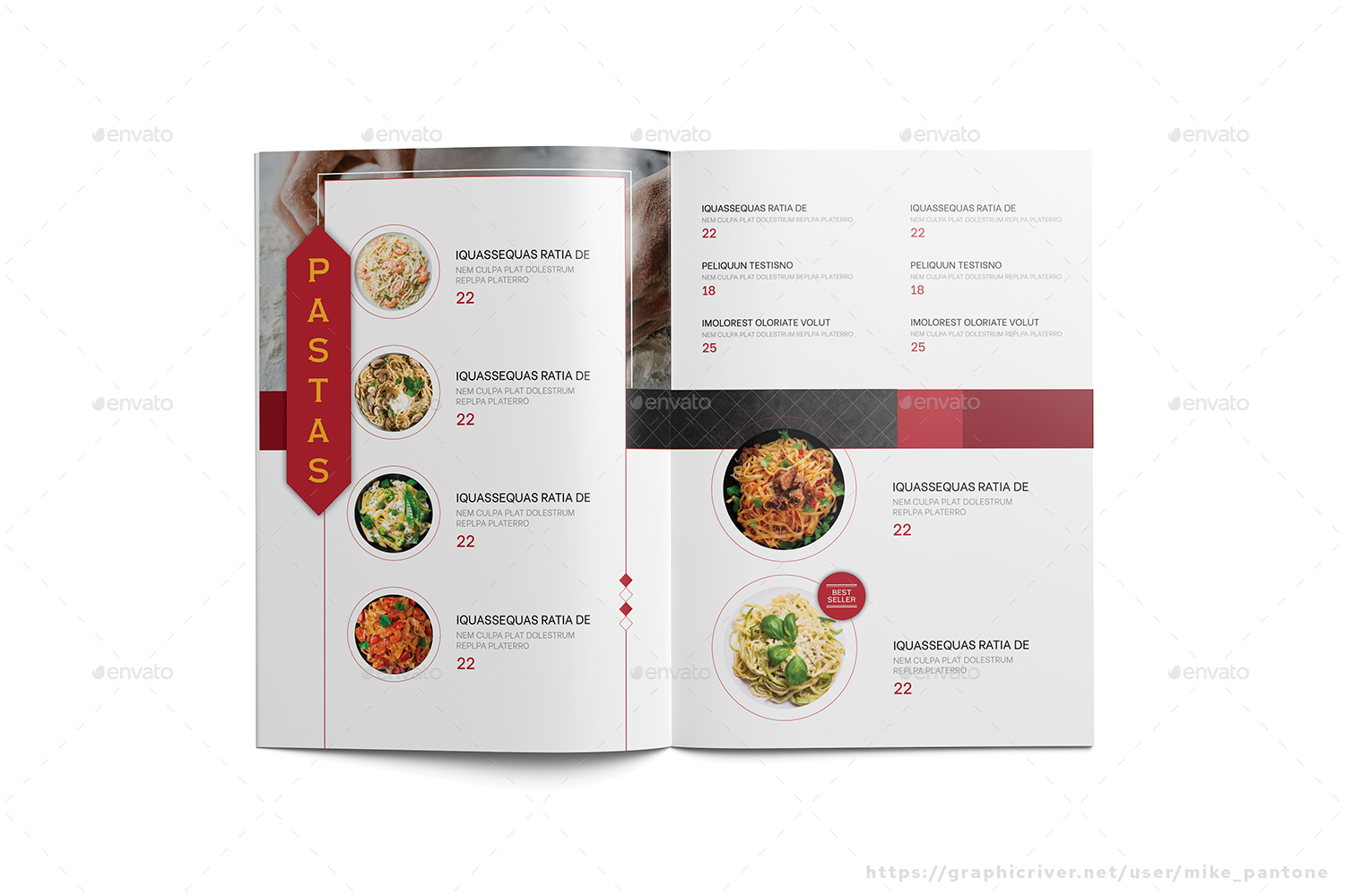 Pizza Restaurant Menu Book, Print Templates | GraphicRiver