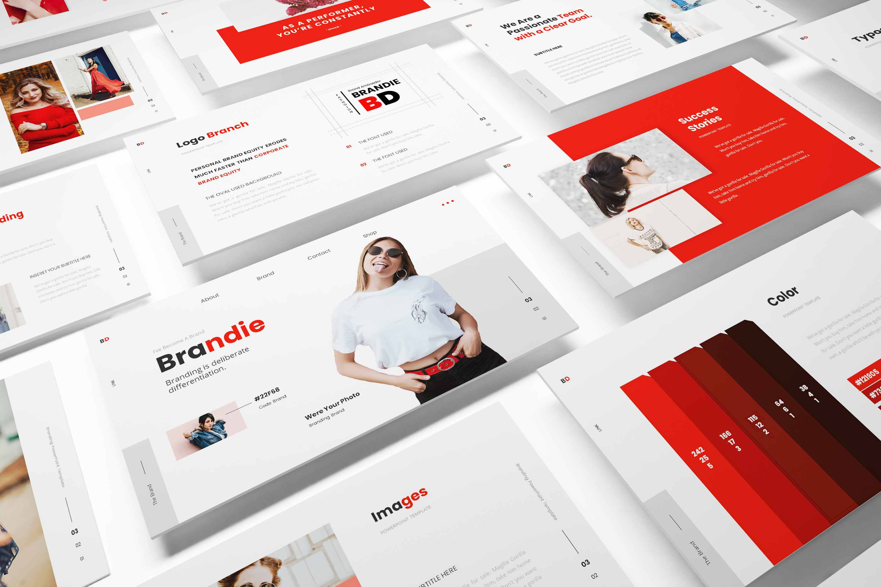 Brandie Branding Powerpoint Template, Presentation Templates | GraphicRiver