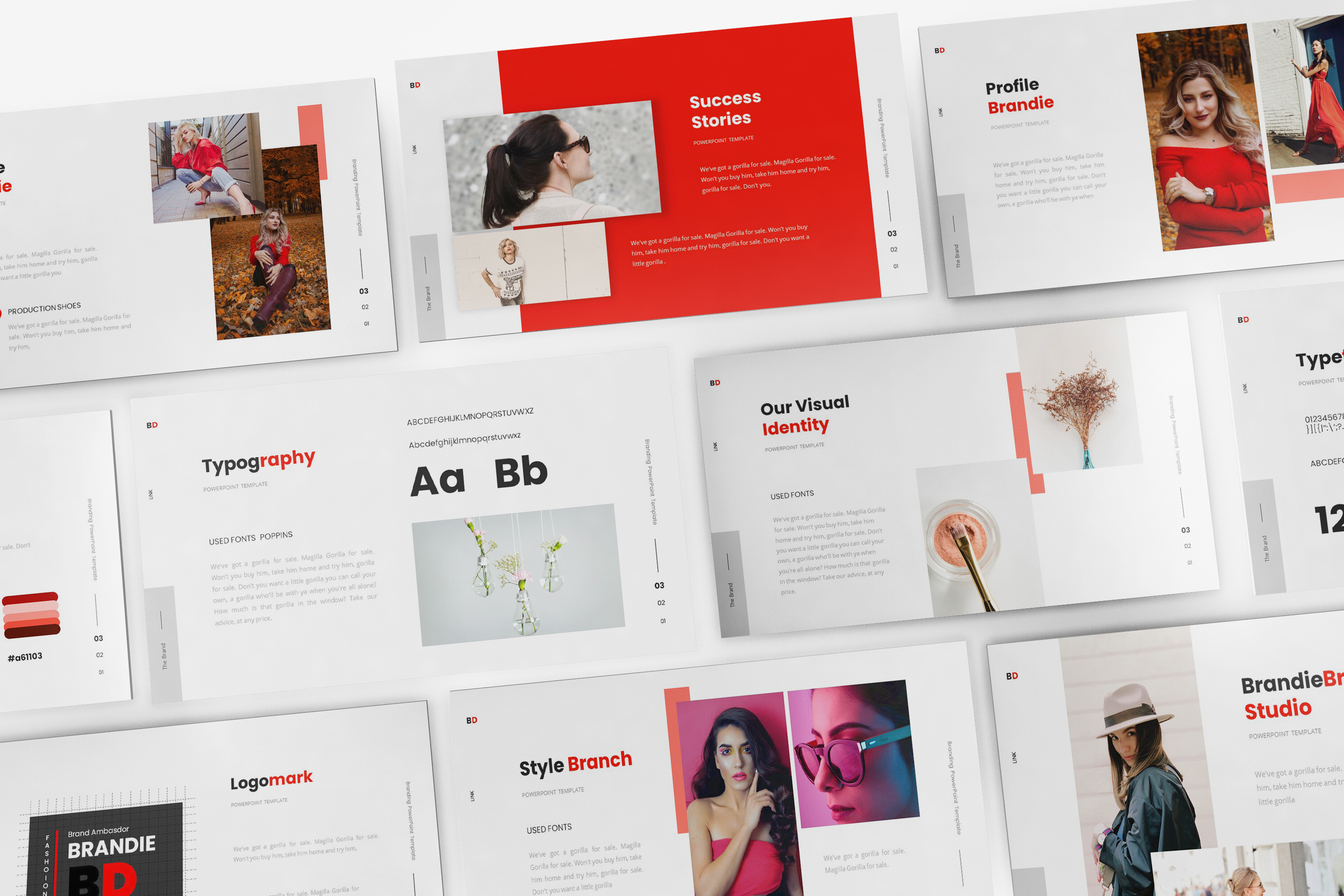 Brandie Branding Powerpoint Template, Presentation Templates | GraphicRiver