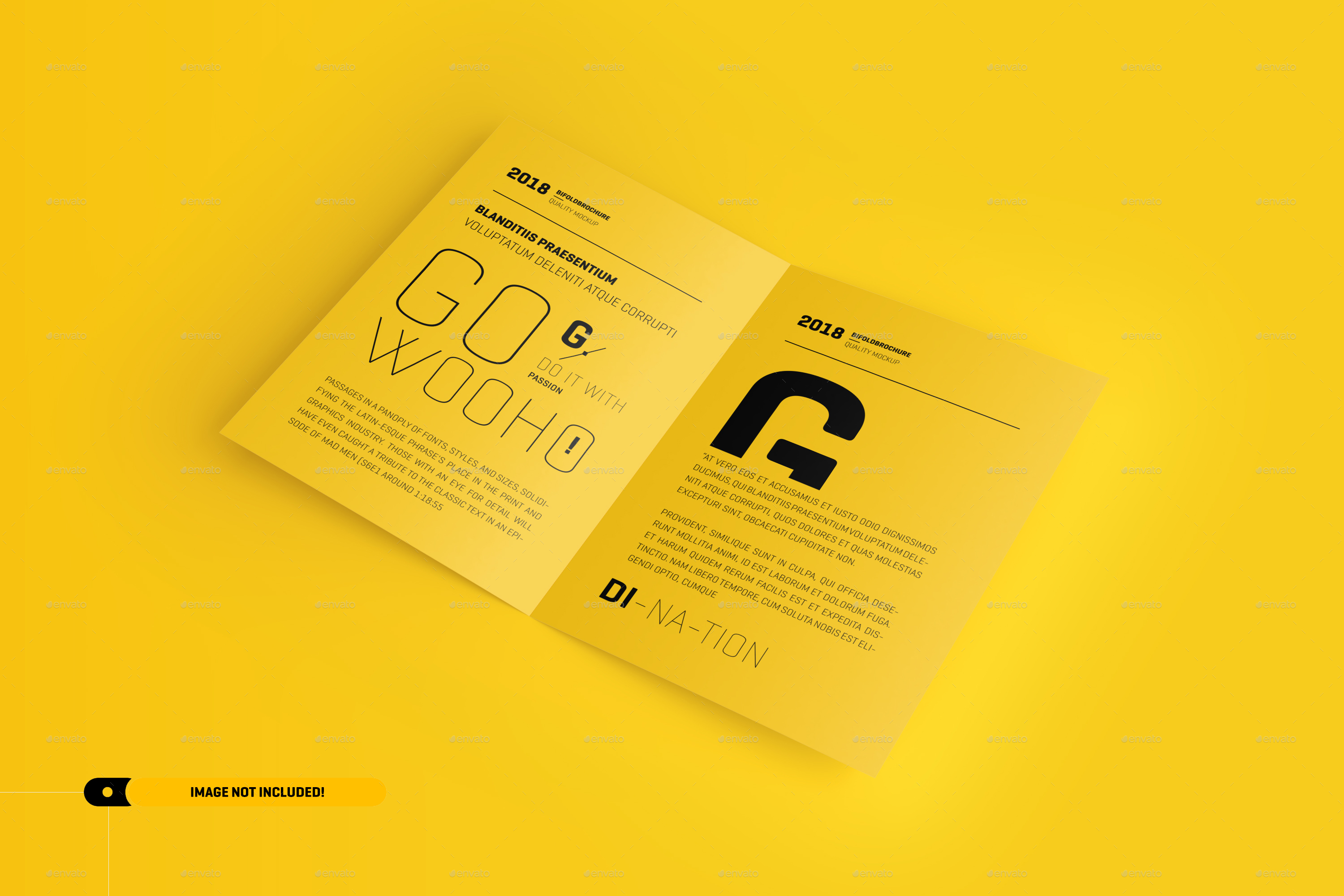 A4 Bifold Brochure Mockup, Graphics | GraphicRiver