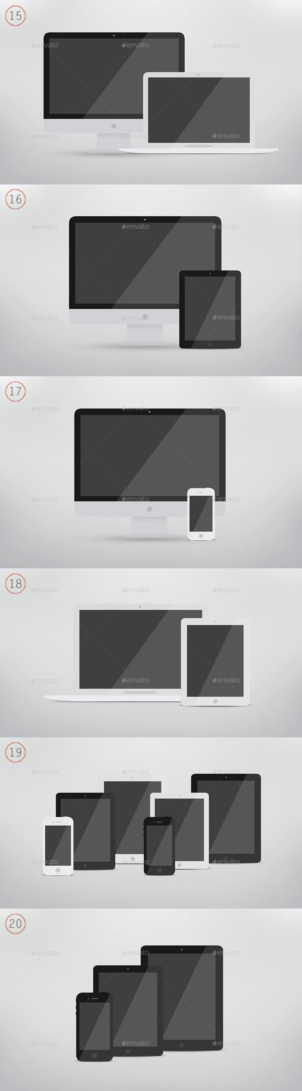 Small Flat Responsive Display Mock-Up, Graphics | GraphicRiver